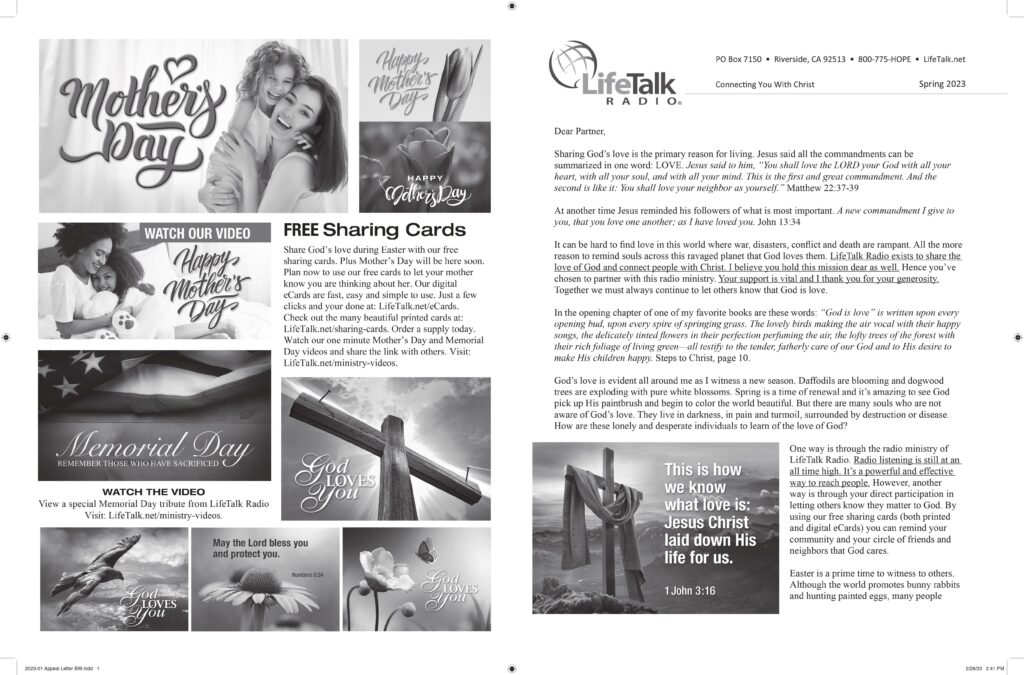 Lifetalk Radio » Ministry Newsletters